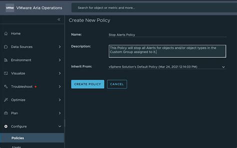 Stopping VMware Aria Operations Alerts