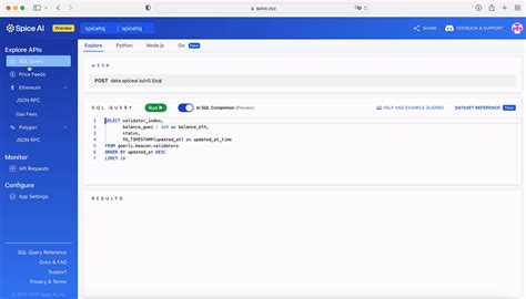 April Update Prices Api By Margaret Zhang The Spice Ai Blog