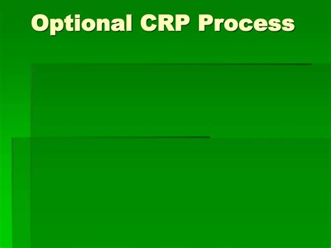 Ppt Crp Re Enrollment Process Guidelines Powerpoint Presentation Free Download Id 9173400