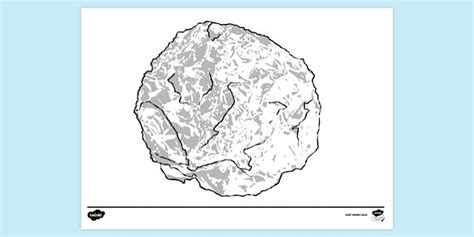Tin Foil Ball Colouring Colouring Sheets Professor Feito