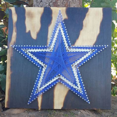 Handmade Star String Art Wood Wall Decor Sign Etsy