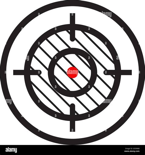 Target Point Icon Logo Design Vector Illustration Template Stock Vector Image Art Alamy