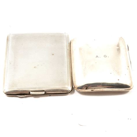 Lot 282 Two Silver Cigarette Cases