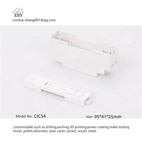 Plastic Enclosure Terminal Block Enclosure Plc 95 41 25mm Din Rail Enclosure Industrial Casing