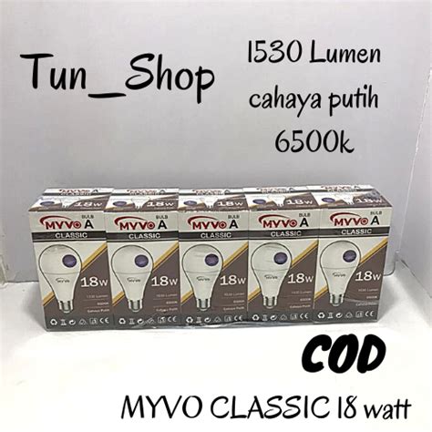 Pcs Lampu Led Watt Myvo Classic Myvo Classic Watt Lampu Watt Lampu Myvo