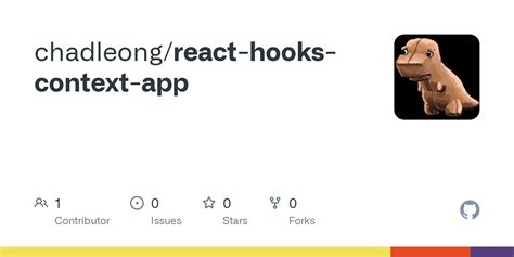 Github Chadleongreact Hooks Context App