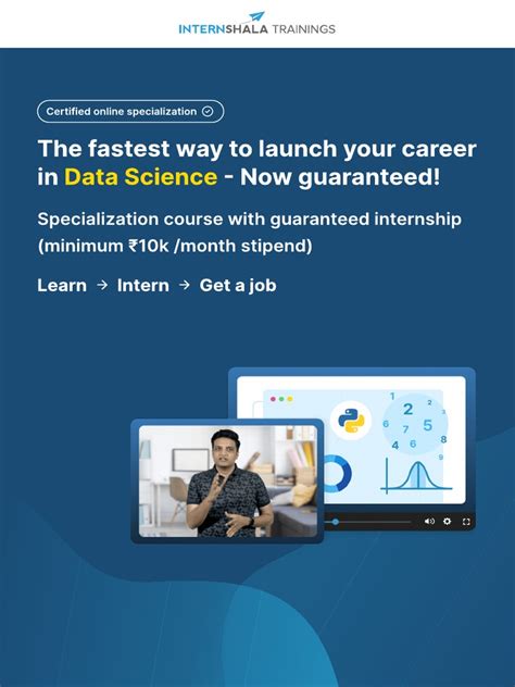Data Science Specialization Brochure Pdf Data Analysis Internship