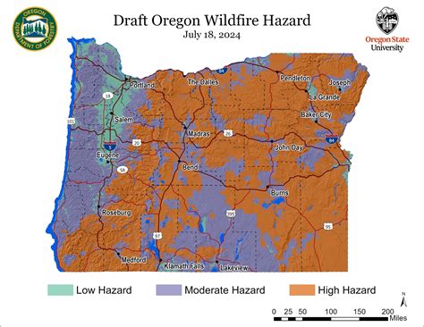 The Wildfire Hazard Map Is Oregon Department Of Forestry Facebook