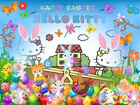 Easter Hello Kitty Wallpapers Wallpaper Cave