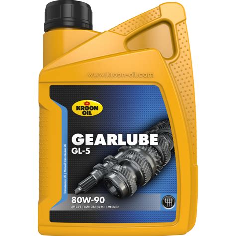Gearlube GL-5 80W-90 productinformatie. - Kroon-Oil