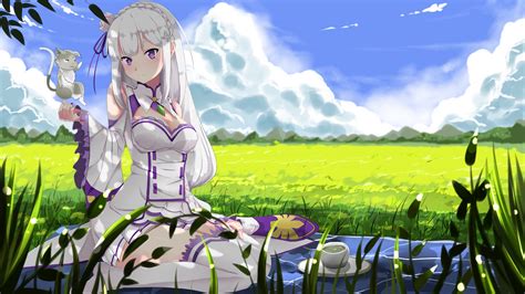 Emilia Re Zero Anime Wallpaper Hd Tresnadev 57964 Hot Sex Picture