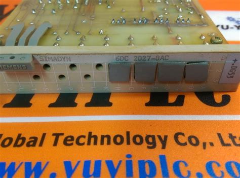 6dc 2027 8ac Siemens Simatic Simadyn 裕益科技自動化設備可程式編碼器plc分散式控制系統dcs