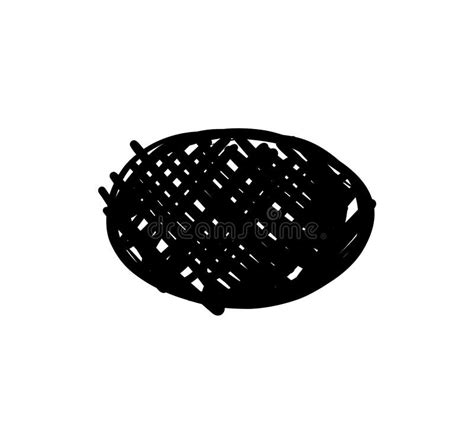 Scribble Pen Strokes Doodle Pencil Scratch Vector Freehand Shapes Stock Vector Illustration