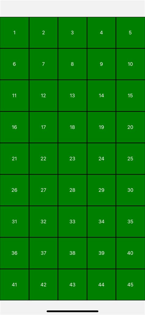 React Native Given The Screen Dimensions I Want To Fill The Screen With Square Boxes How To