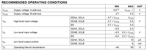 Tca9509 Need To Know The Voltage Levels Interface Forum Interface