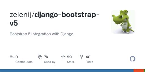 GitHub Zelenij Django Bootstrap V Bootstrap Integration With Django