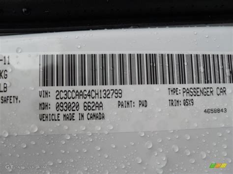 2012 300 Color Code Pwd For Ivory Tri Coat Pearl Photo 56384948