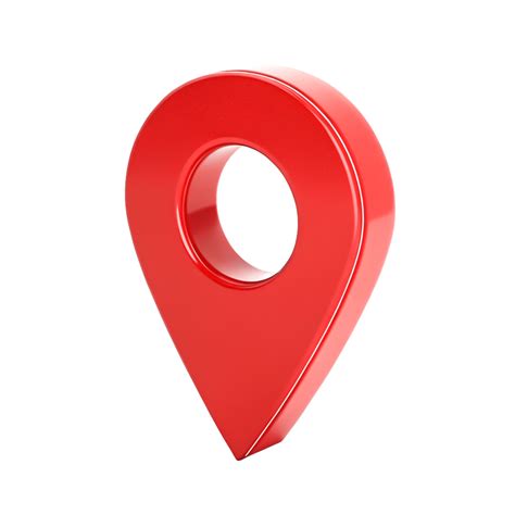 3d Red Location Pin Icon Navigation Map Marker Gps Pointer 59023042 Png