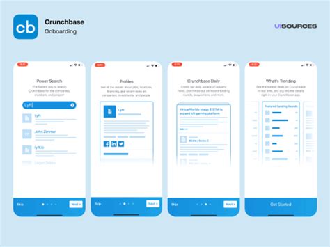 Crunchbase App Store Screenshots Screenshots Ui Sources