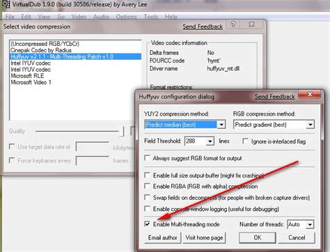 Multithreaded Multiproc Multicore HuffyUV Codec VideoHelp Forum