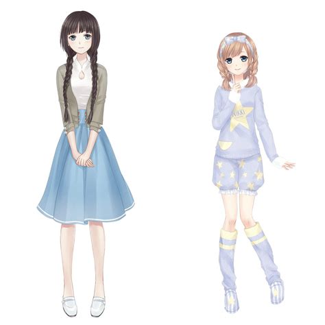 Картинки аниме девушек в полный рост красивые