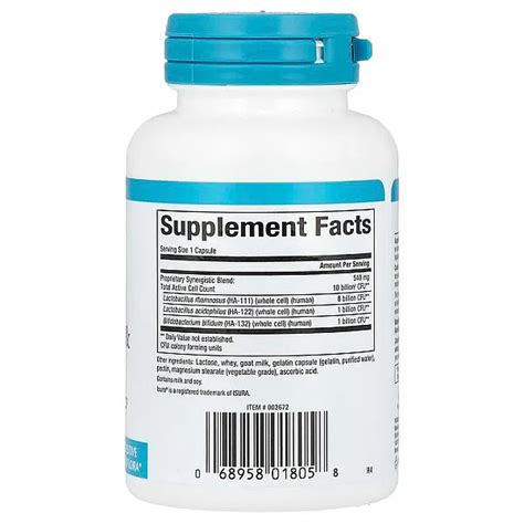 Ацидофильные и бифидо бактерии (Acidophilus & Bifidus) 10 млрд КОЕ 180 ...