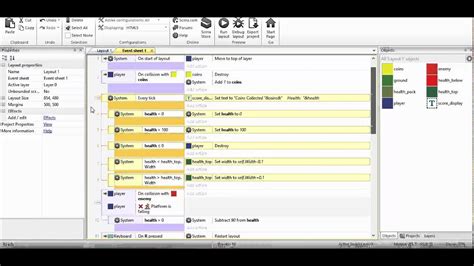 Construct 2 Tutorial Adding Advanced Health Bar Part 5 Youtube