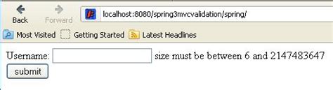 Quick Spring MVC 3 Validation Tutorial Java Blog Blog Teamextension Com