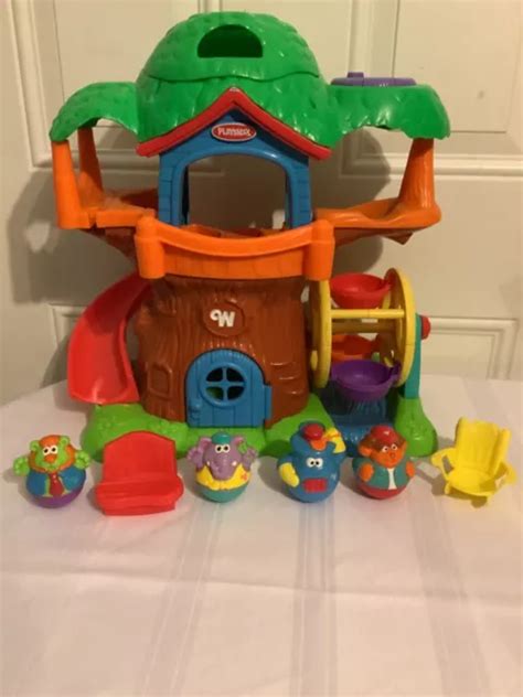 Vintage 2004 Playskool Weebles Wobble Musical Treehouse Playset And Accessories £61 24 Picclick Uk