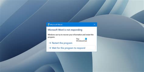 Fix Microsoft Word Is Not Responding Error