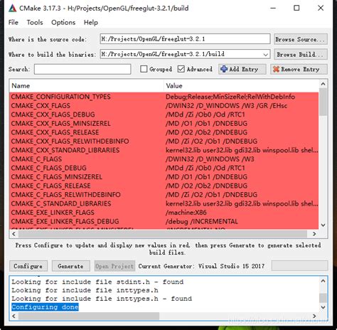 Opengl初探 Win10vs2017freeglutglewgltools开发环境搭建freeglut Glew Csdn博客