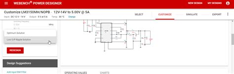 WEBENCH Tools LM LM Simulation Hardware System Design Tools Forum Simulation