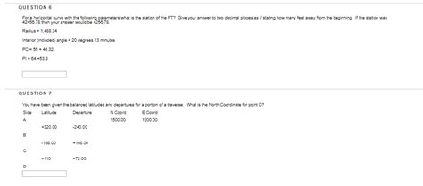 Solved For A Horizontal Curve With The Following Parameters Chegg