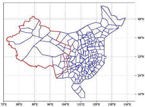 The Location Of Western Chinese Airspace Download Scientific Diagram
