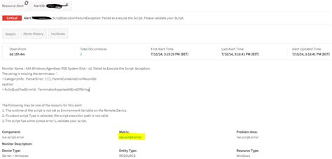 Agent Based G2 Custom Monitors Remote Script Executor Opsramp