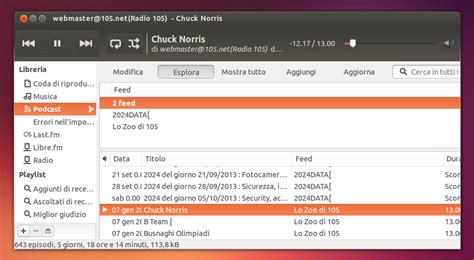 Installare Rhythmbox In Ubuntu E Linux Freedom