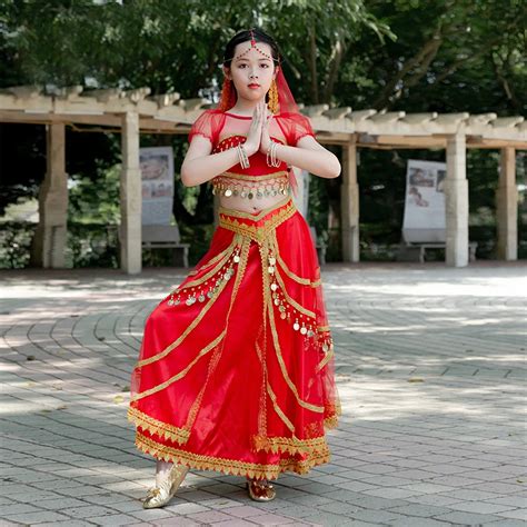 Princess Jasmine Red Outfit Costume