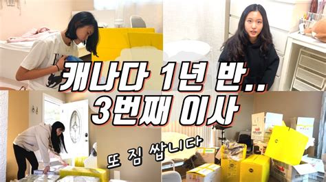 5개월만에 또 이사가요😭 1년 반 동안 캐나다에서 3번째 이사 이제 짐 싸는건 쉽지~ 짐 먼저 보내고~ 사람은 나중에 가는