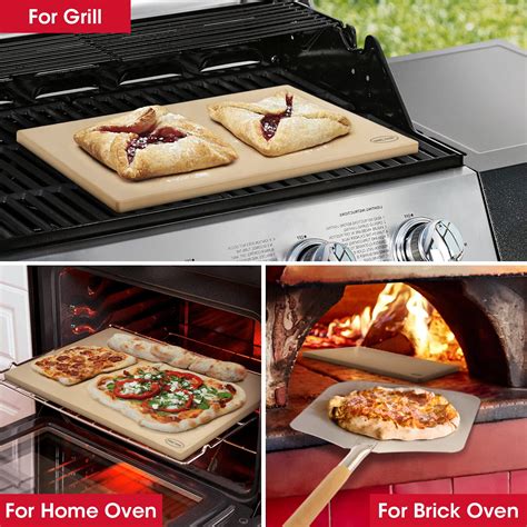 Unicook 22 Inch Extra Large Pizza Stone For Oven And Grill