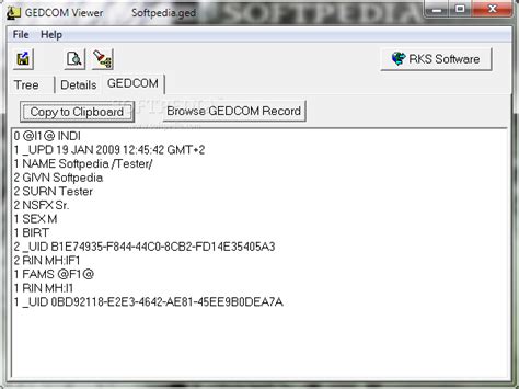GEDCOM Viewer Download Softpedia