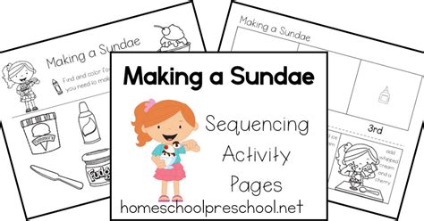 Free Printable Ice Cream Sequencing Activities For Preschool