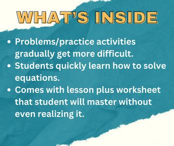 Solving Three Step Equations Variables On Both Sides Tpt