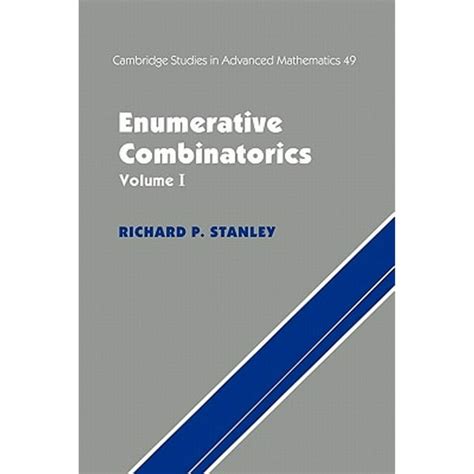enumerative combinatorics volume 1 pre owned paperback 9780521663519