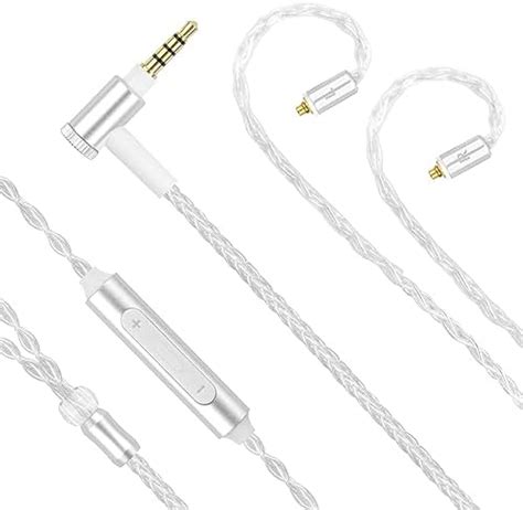 Se215 Cable With Mic Compatible With Shure Se215 Se215 Pro