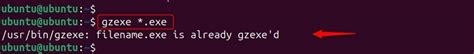 gzexe command in unix