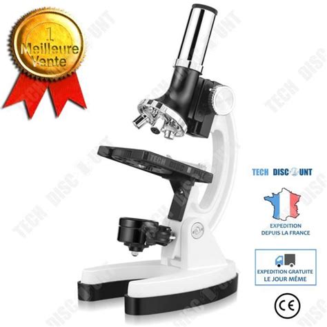 Td® 1200 Fois Microscope Pour Enfants Lycée Collégiens Expérience Scientifique Majeure