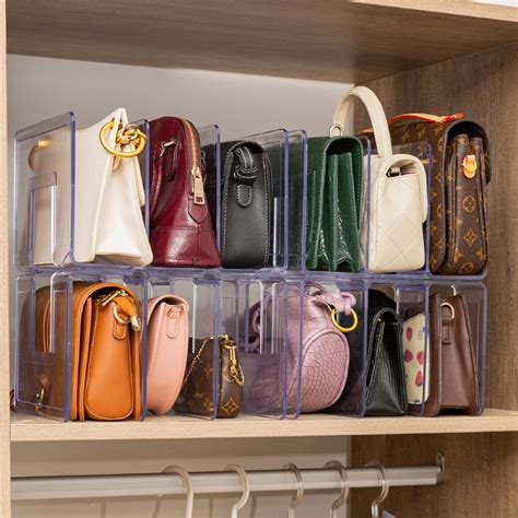 小包包收纳架衣柜家用存放神器分格放包的收纳挂袋卧室隔板置物架 虎窝淘