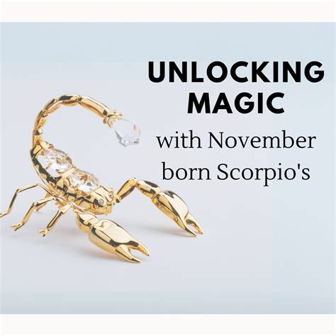 Unlocking Magic With November Born Scorpios Mineralism