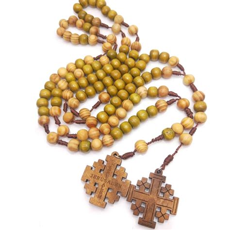 Ожерелье с подвеской в виде креста Иисуса католические четки христианский религиозный крест