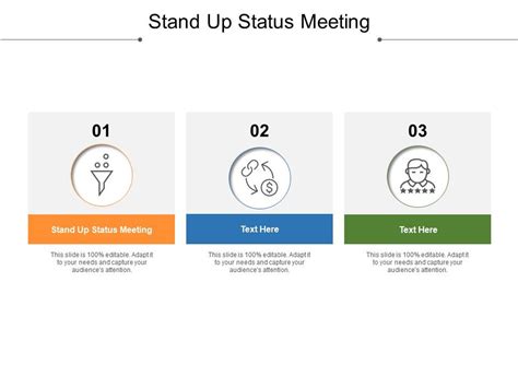 Stand Up Status Meeting Ppt Powerpoint Presentation Infographics Samples Cpb Presentation